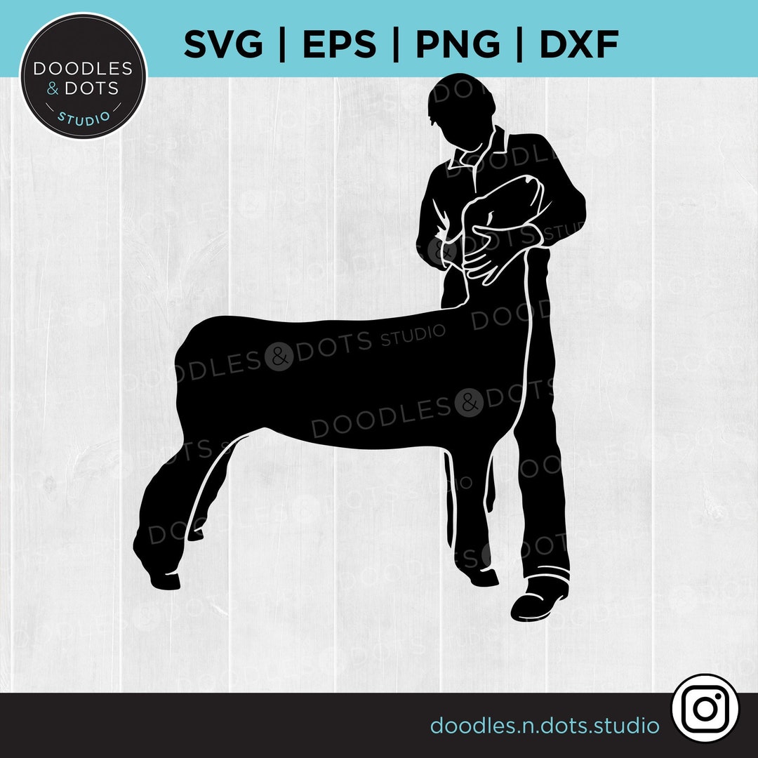 Market Lamb SVG, Lamb SVG, Showmanship Svg, Show Lamb Silhouette ...