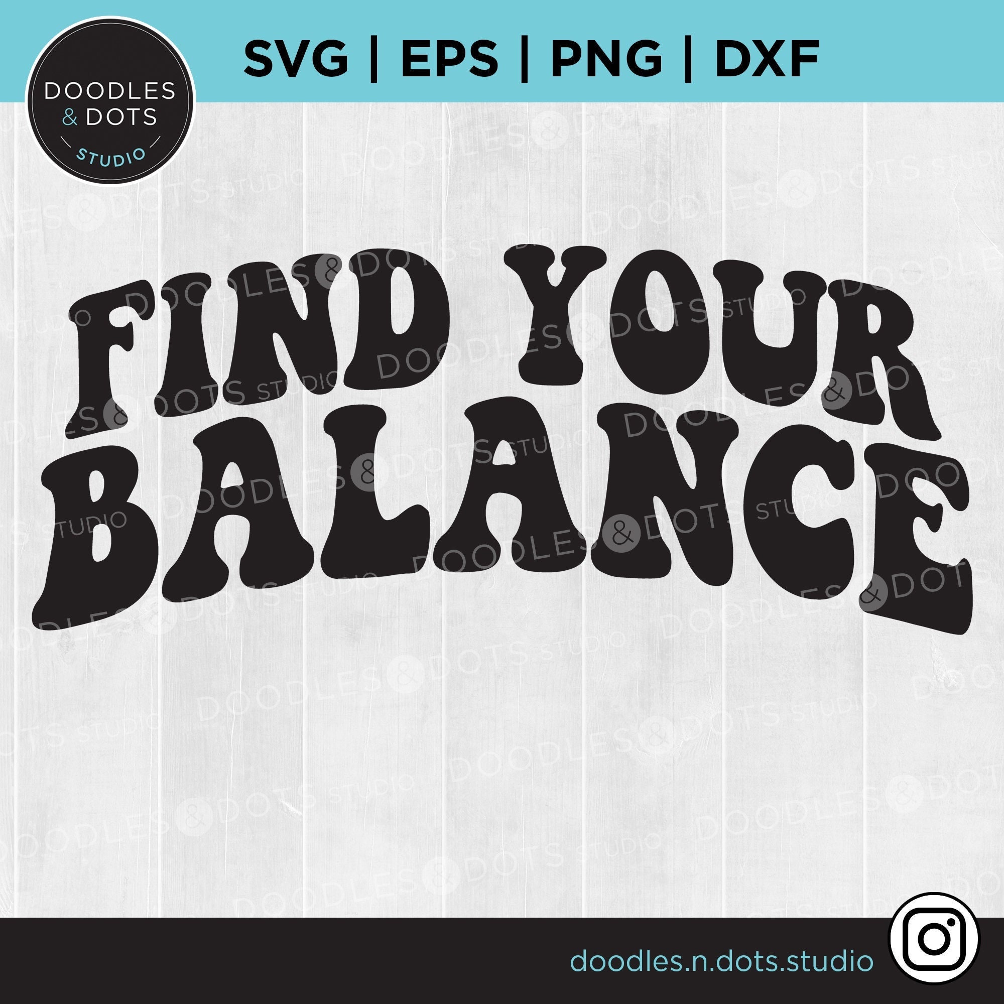 Find Your Balance SVG Positivity Svg Mental Health SVG - Etsy
