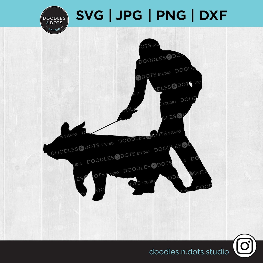 Show Pig SVG, Pig SVG, Show Stock SVG, Livestock Svg, Hog Farm Show ...