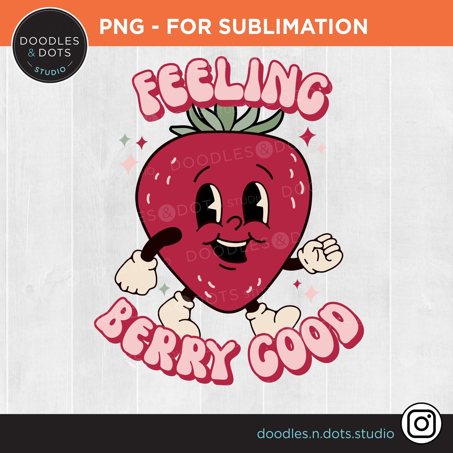 Feeling Berry Good Png Strawberry Png Strawberry - Etsy