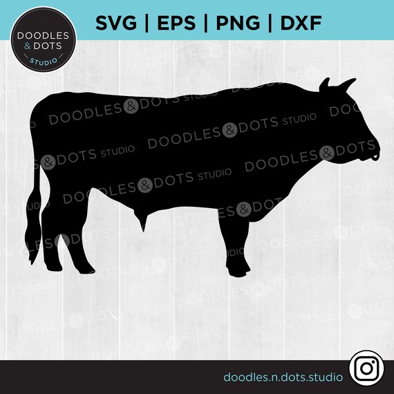 Bull SVG Beef Cattle SVG Beef Rancher Beef Cow Cut File | Etsy