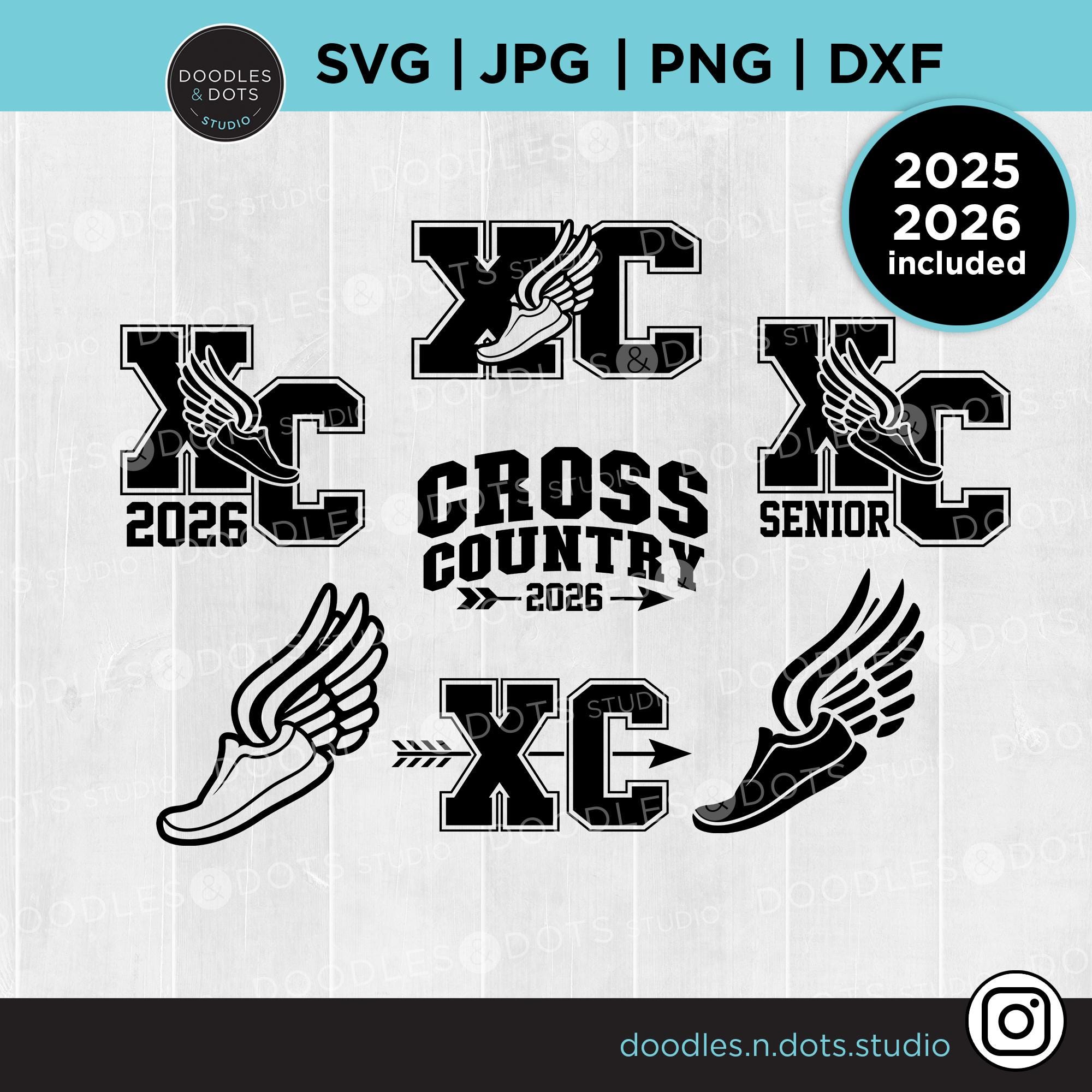 Cross Country SVG Bundle 2026 & 2025, XC Sport Svg, Cross Country ...