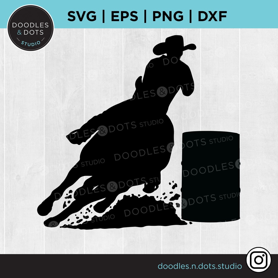 Barrel Racing SVG | Barrel Racer Svg | Western Rodeo SVG | American ...