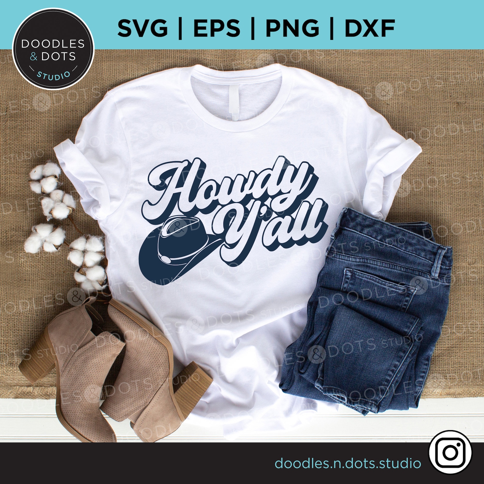 Howdy Y'all Svg Howdy Svg Y'all Svg Rodeo Svg - Etsy