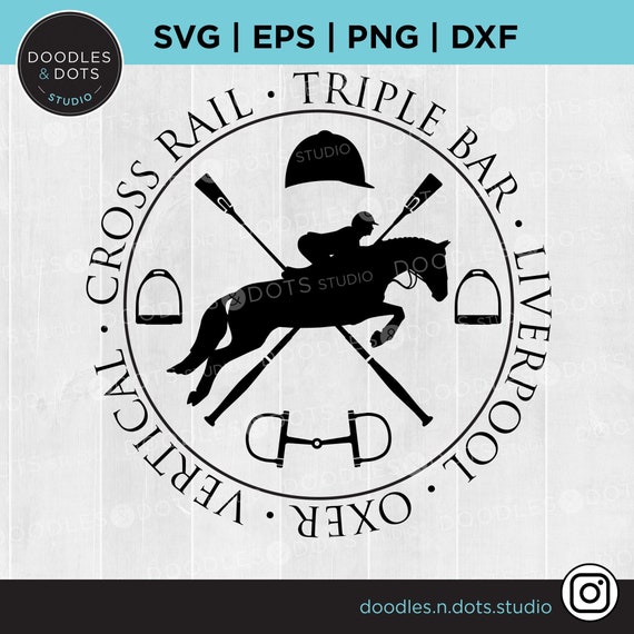 Equestrian SVG Horse Show SVG Horse Jumps SVG for Cricut - Etsy