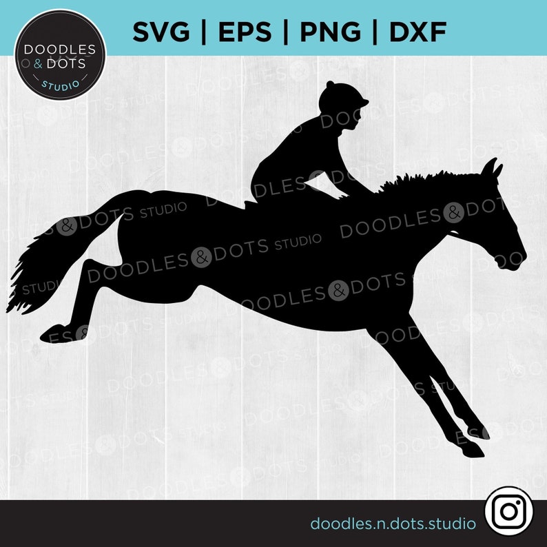 Eventing Svg Jumping Horse SVG Steeplechase Svg for Cricut - Etsy