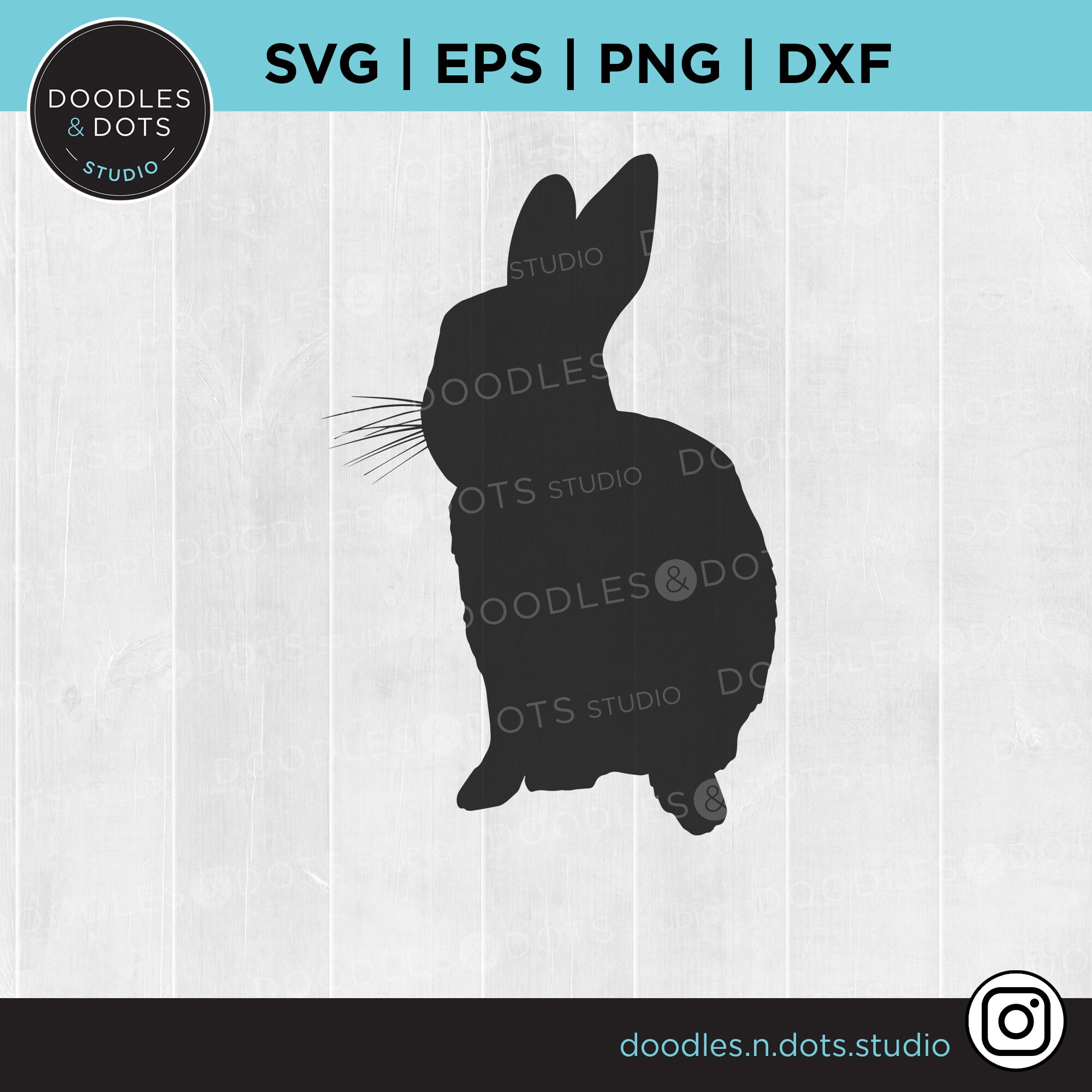 Rabbit Svg Bunny Silhouette Svg Bundle Show Rabbit Stock - Etsy UK