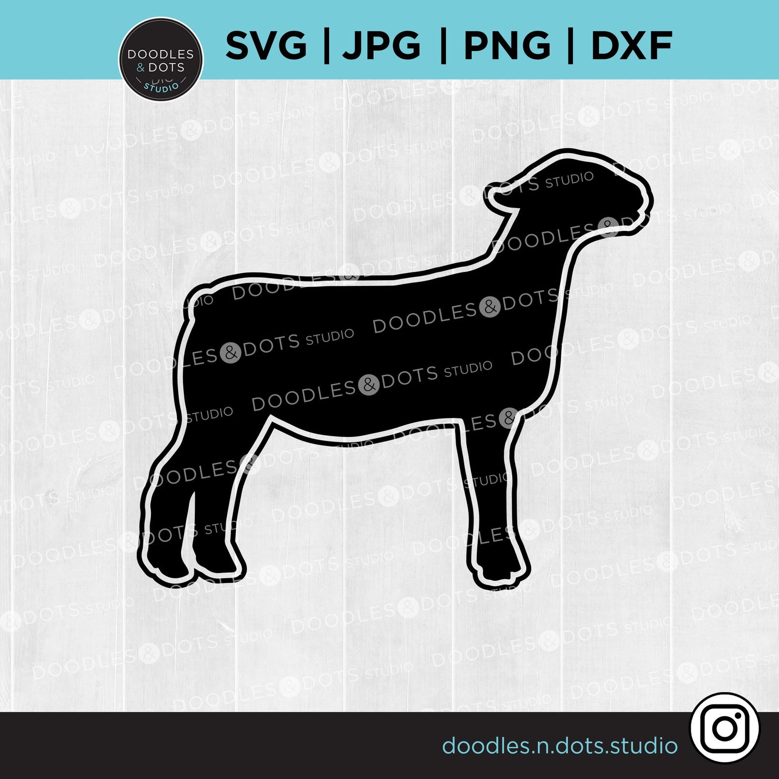 Livestock SVG Bundle, Show Pig Silhouette for Cricut, Show Steer Svg ...