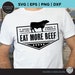 Eat More Beef Svg, Beef Cuts Svg, Butcher Chart for Beef, Support Local ...