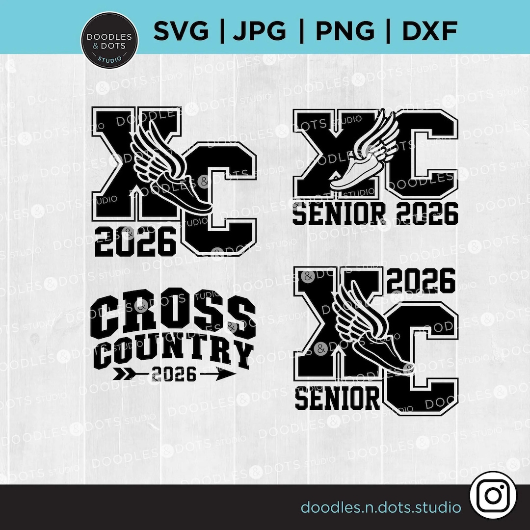 2025 & 2026 Cross Country SVG, XC Svg, Sport Svg, Cross Country Running ...