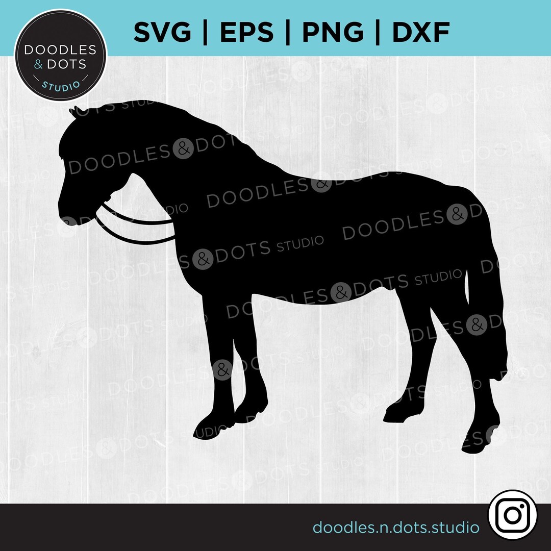 Pony SVG | Welsh Pony SVG | Miniature Horse Svg | Riding Pony | Horse ...