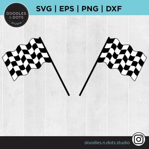 Racing Svg, Car Racing Svg, Checkered Flag, Race Flag Svg, Crossed ...
