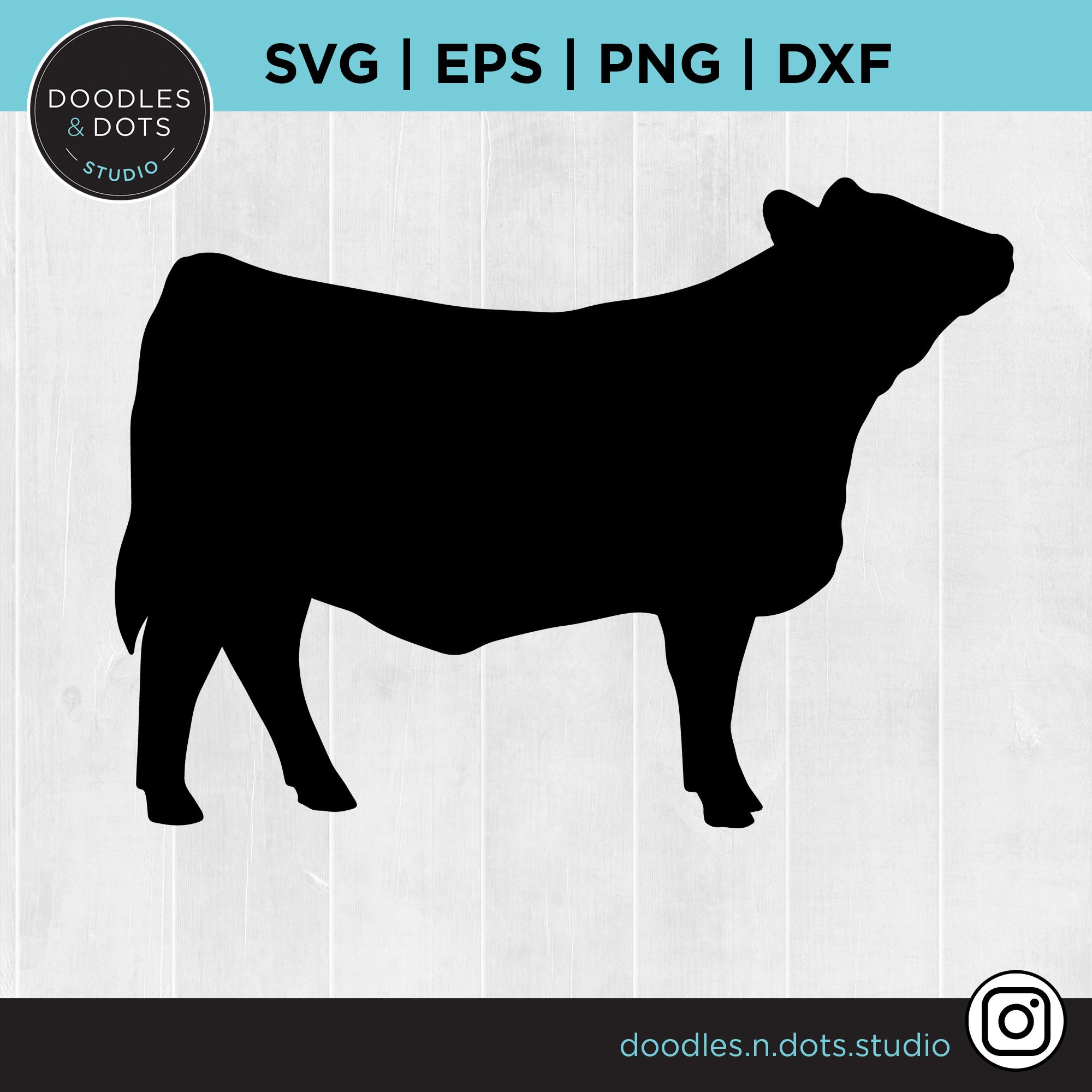 Show Cow SVG Beef Cow Svg Beef Cattle Svg for Cricut - Etsy