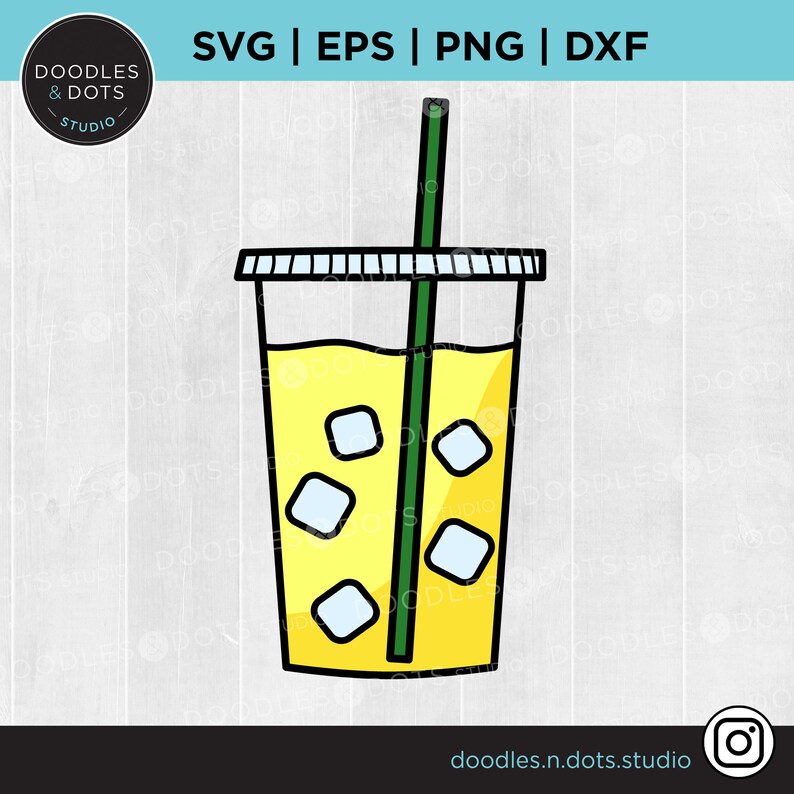 Lemonade Svg Lemonade Drink Svg Takeout Lemonade Cut File - Etsy