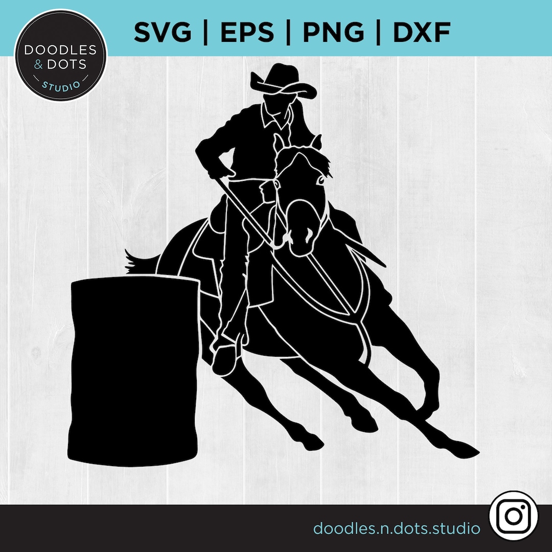Barrel Racing Svg, Rodeo Svg, Barrel Racer Svg for Cricut, Barrel Racer ...