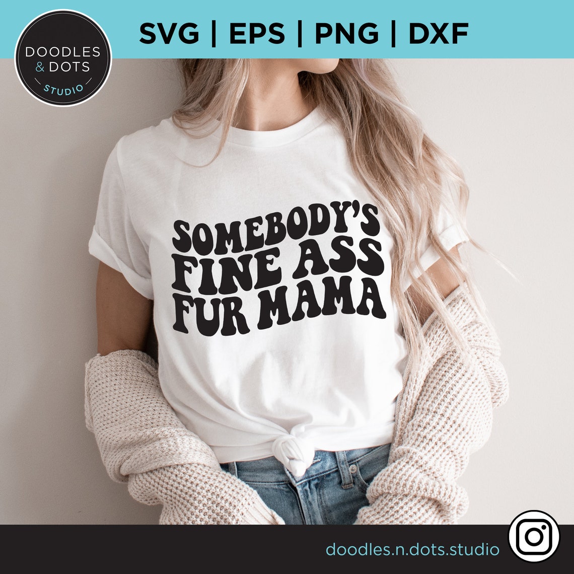 Somebody's Fine Ass Mama Svg Fur Mama Svg Dog Mom Svg - Etsy