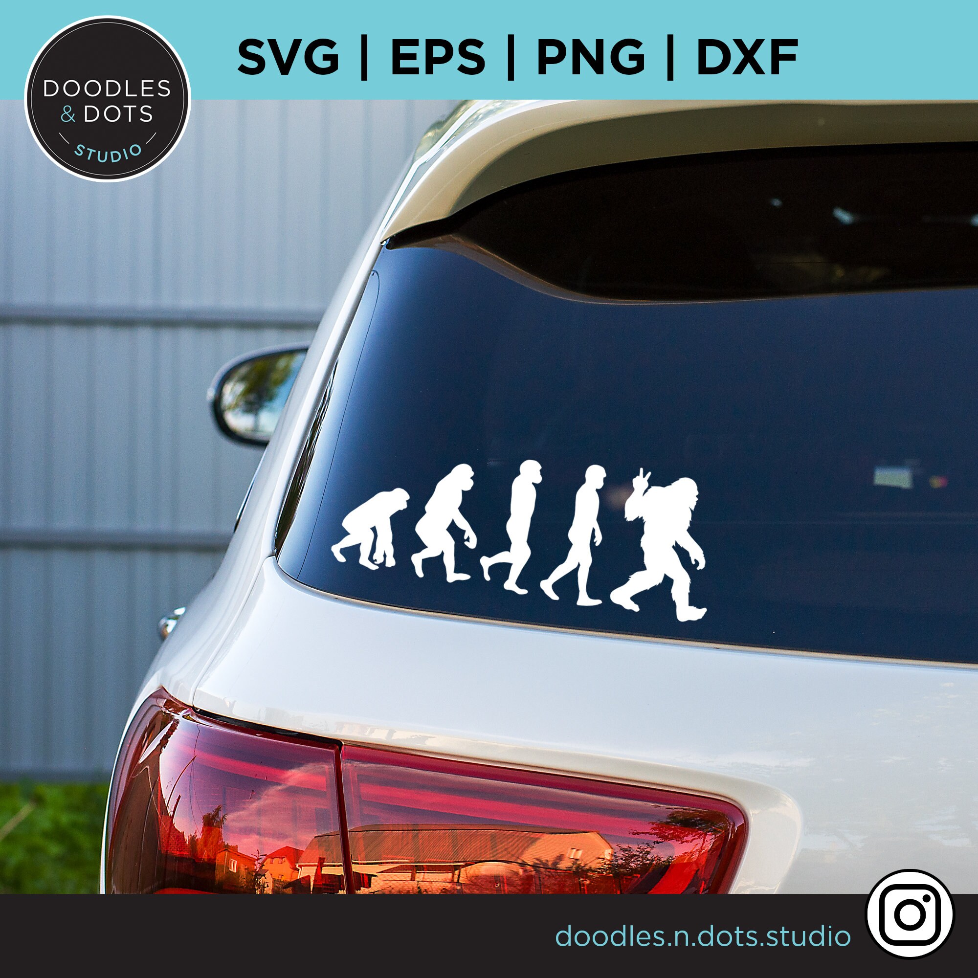 Bigfoot Svg Evolution Svg Sasquatch Svg Big Foot Svg for - Etsy Canada