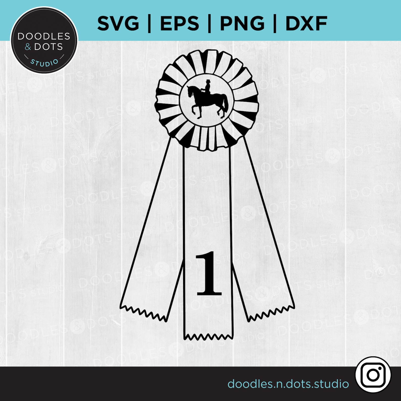 Horse Show Ribbon SVG | Horse Show Rosette SVG | Dressage, Jumping ...