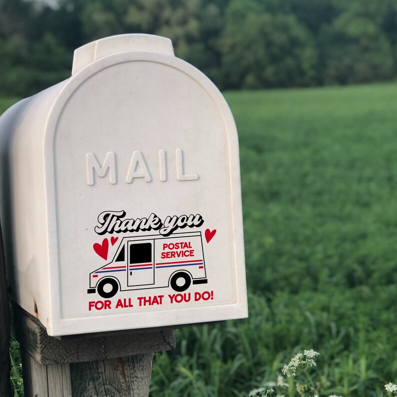 Postal Worker Svg Mail Carrier Svg Mail Truck SVG Thank You - Etsy