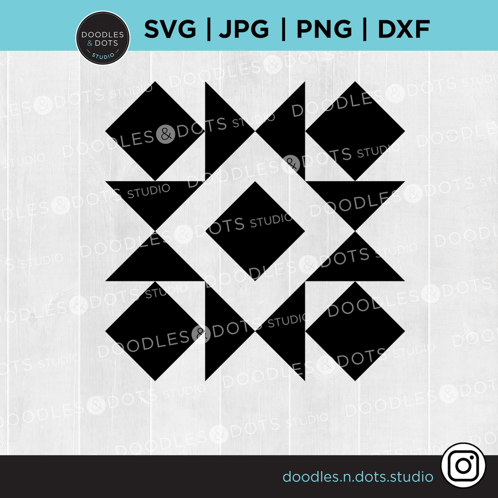 Quilt Blocks SVG Bundle: Geometric Designs for Cricut (digital Download ...