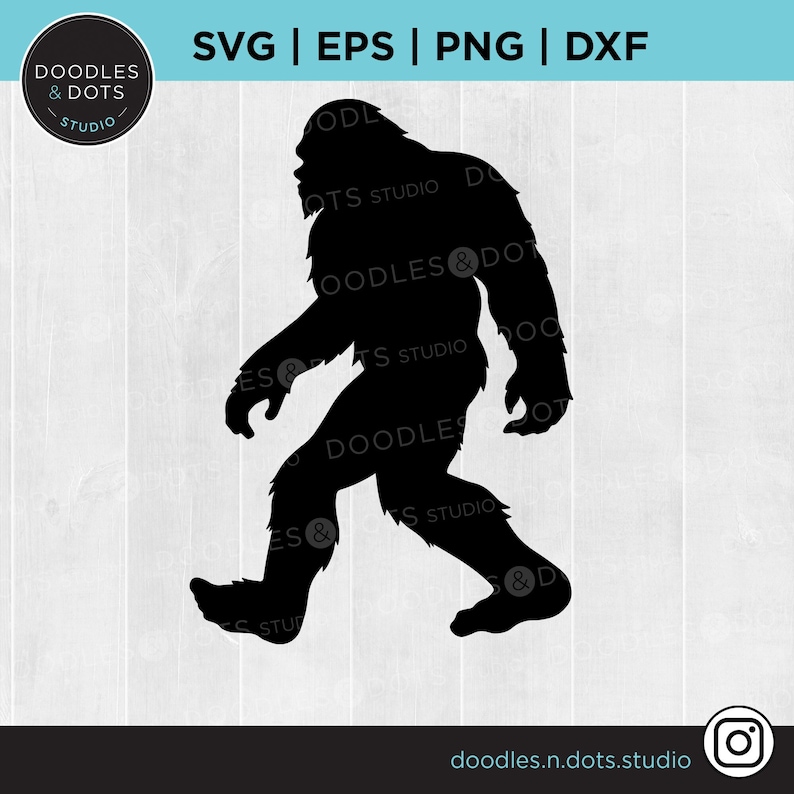 Sasquatch Svg Bigfoot Svg Big Foot Svg for Cricut Yeti Svg - Etsy