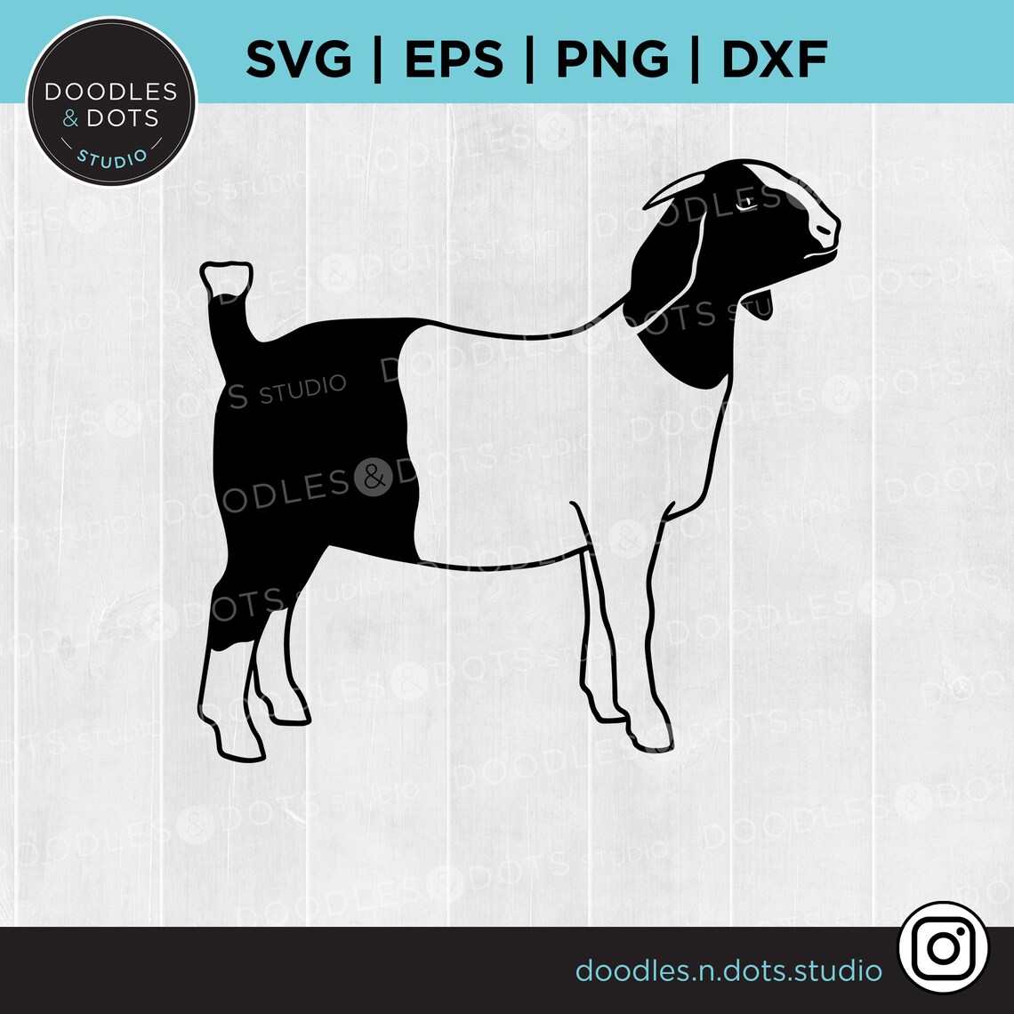 Show Goat SVG Boer Goat SVG Stock Show Livestock SVG - Etsy