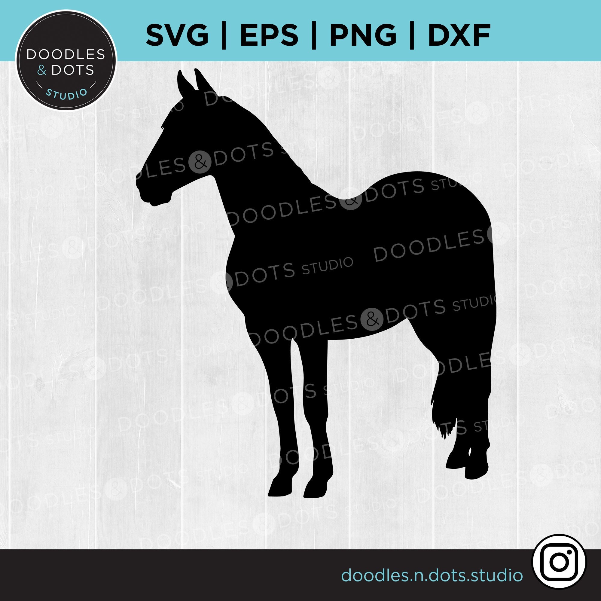 Standing Horse Silhouette