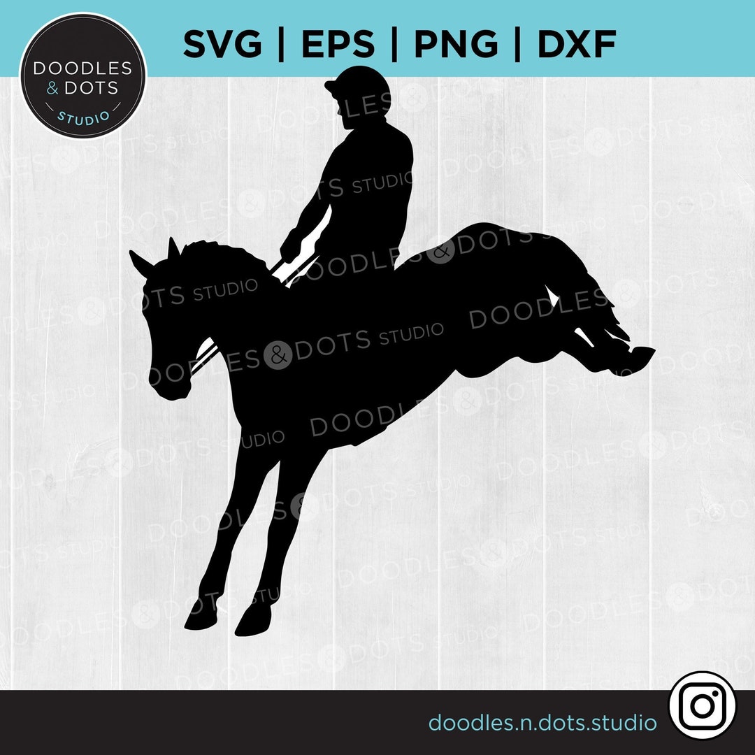 Equestrian SVG | Cross Country Svg | Eventing SVG | Horse and Rider ...