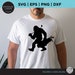 Bigfoot Svg, Golfing Svg, Funny Golfer Big Foot Svg for Cricut, Golf ...