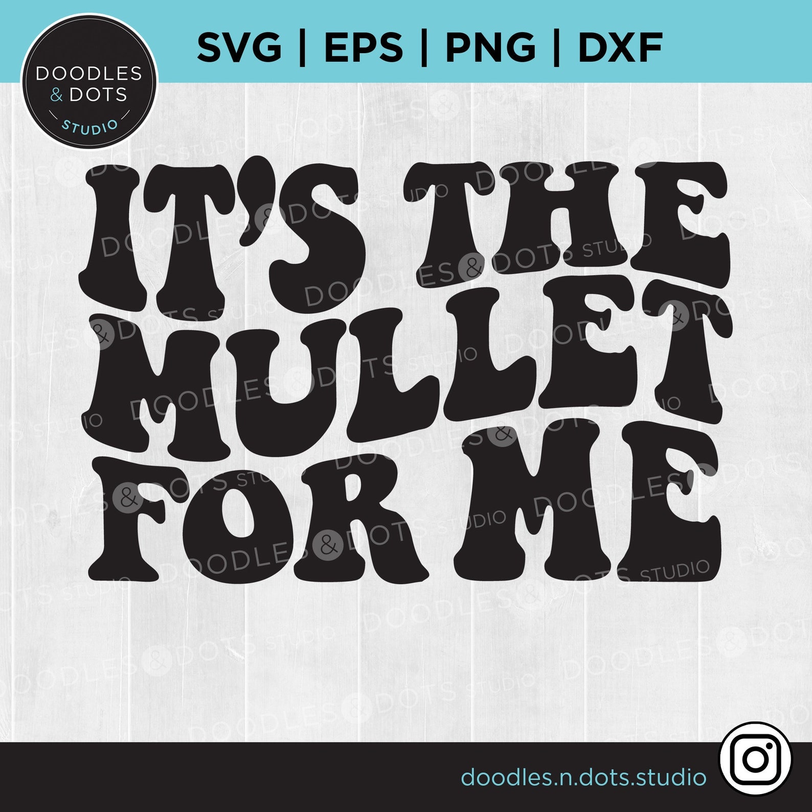 It's the Mullet for Me Svg Mullet Lover Svg Country - Etsy