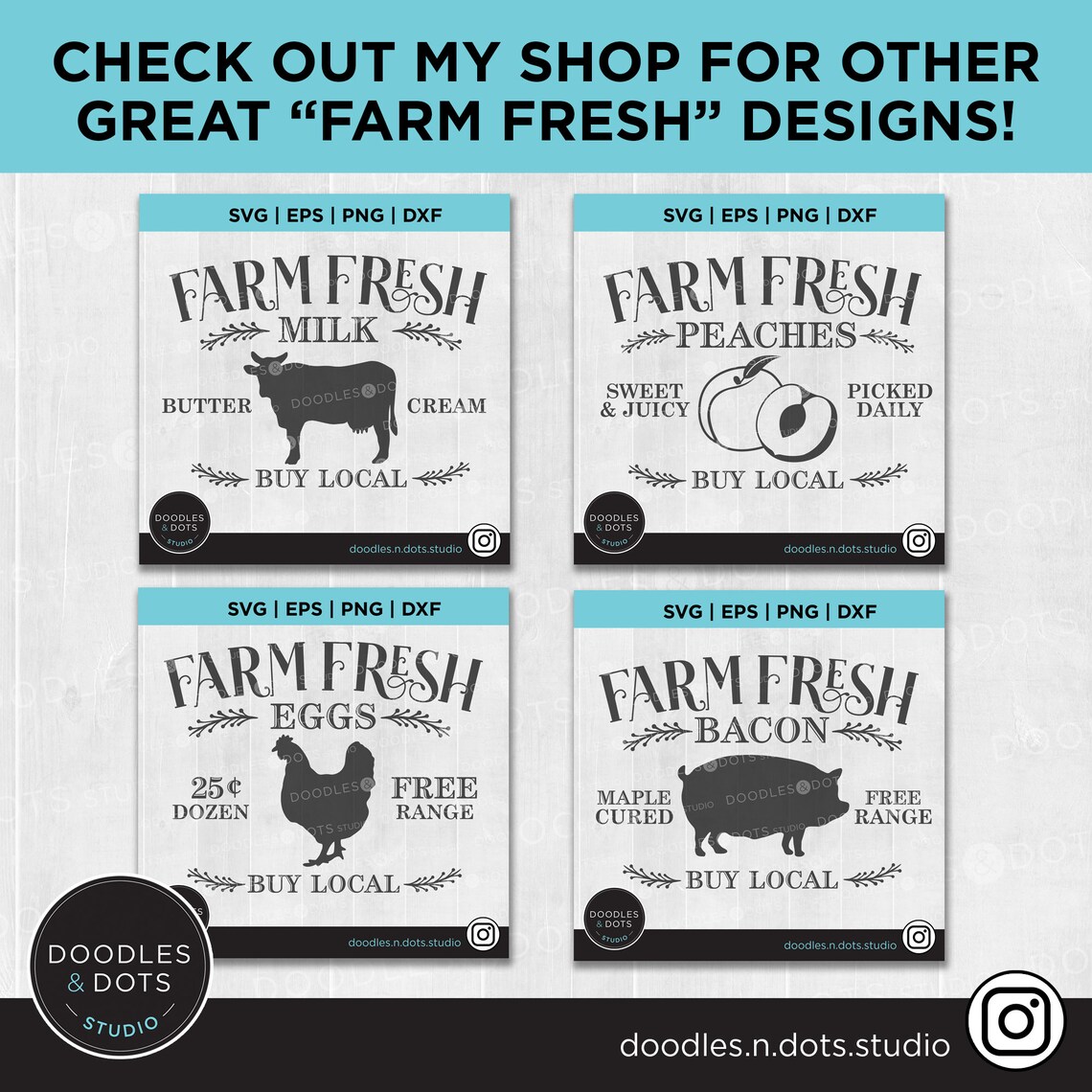 Farm Fresh Milk SVG Milk Sign SVG Fresh Milk Svg Fresh - Etsy