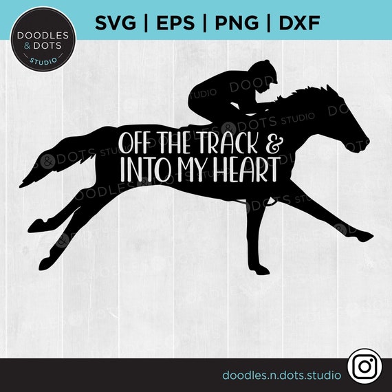 OTTB Svg Thoroughbred SVG off the Track Thoroughbred Race | Etsy