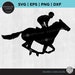 Racehorse SVG Thoroughbred SVG Galloping Horse Svg Horse - Etsy