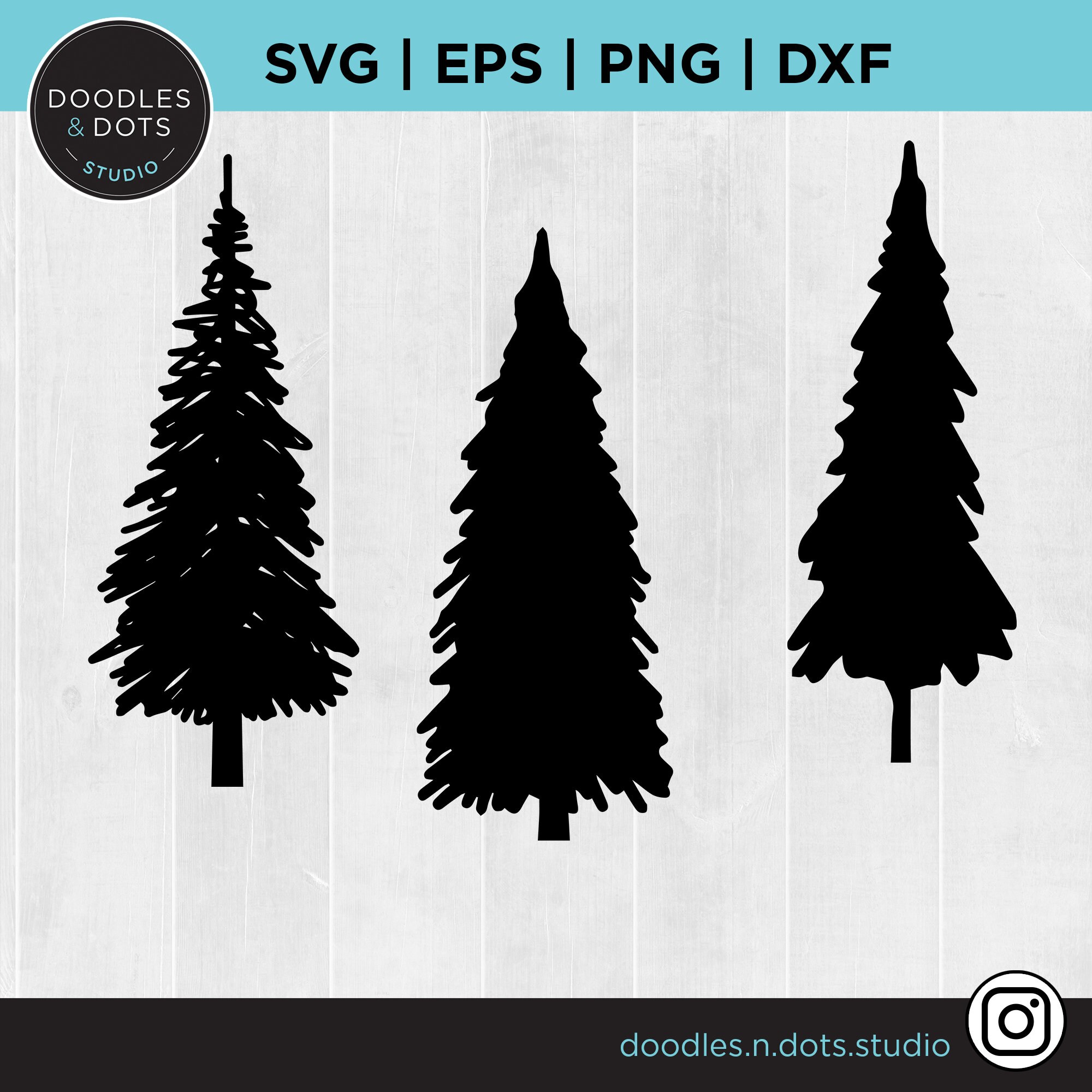 Pine Tree Svg Christmas Tree Svg Spruce Tree Svg for Cricut - Etsy
