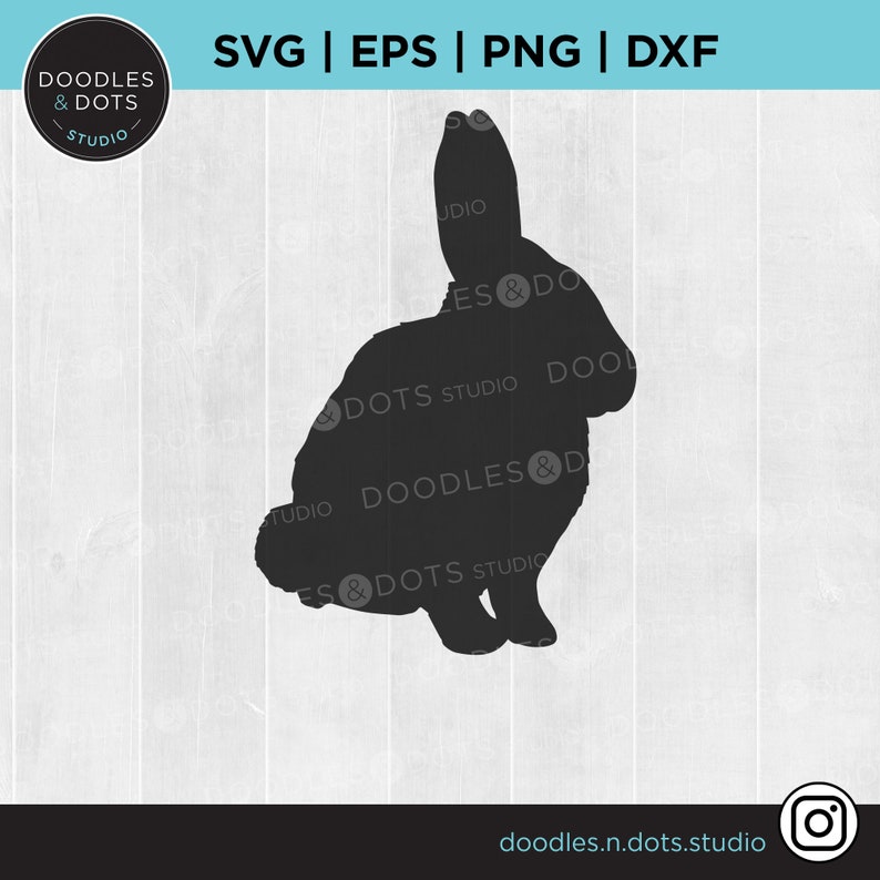 Rabbit Svg Bunny Silhouette Svg Bundle Show Rabbit Stock - Etsy