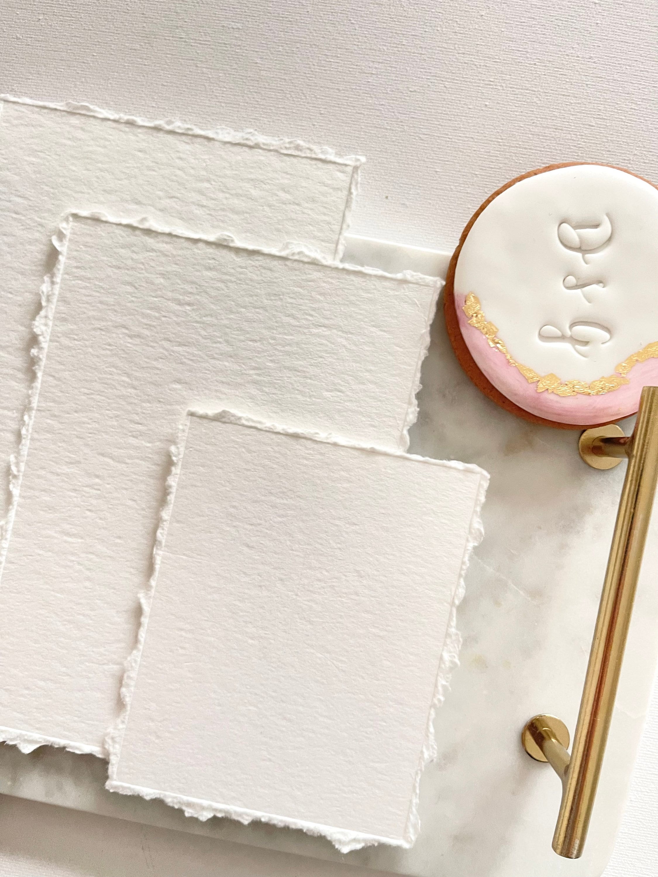 White Deckle-edge Cotton Rag Paper, Sizes Available | Wedding Invites ...