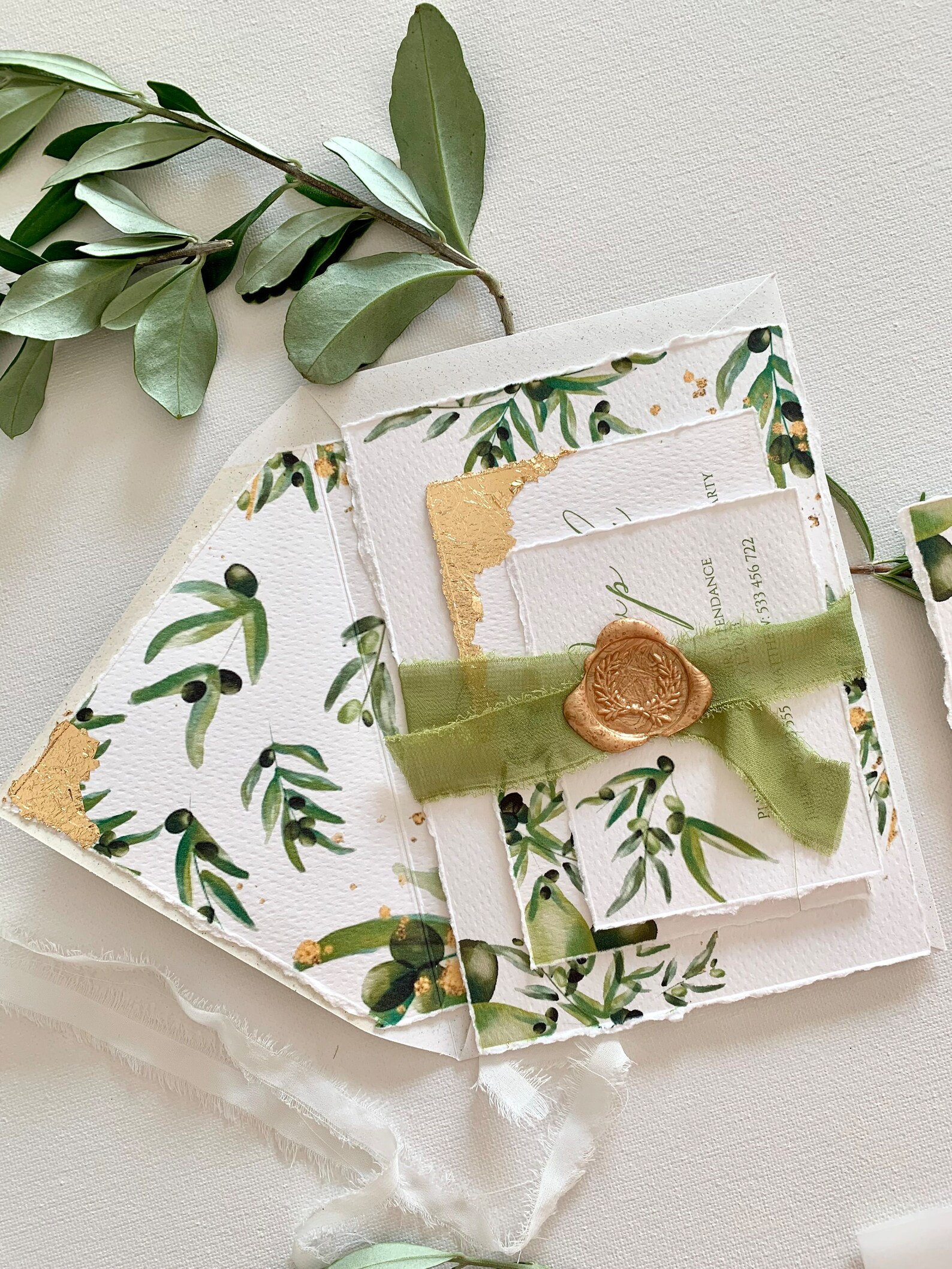 Olive Tree Wedding Invitation Template, Tuscany Wedding Olive Wedding ...