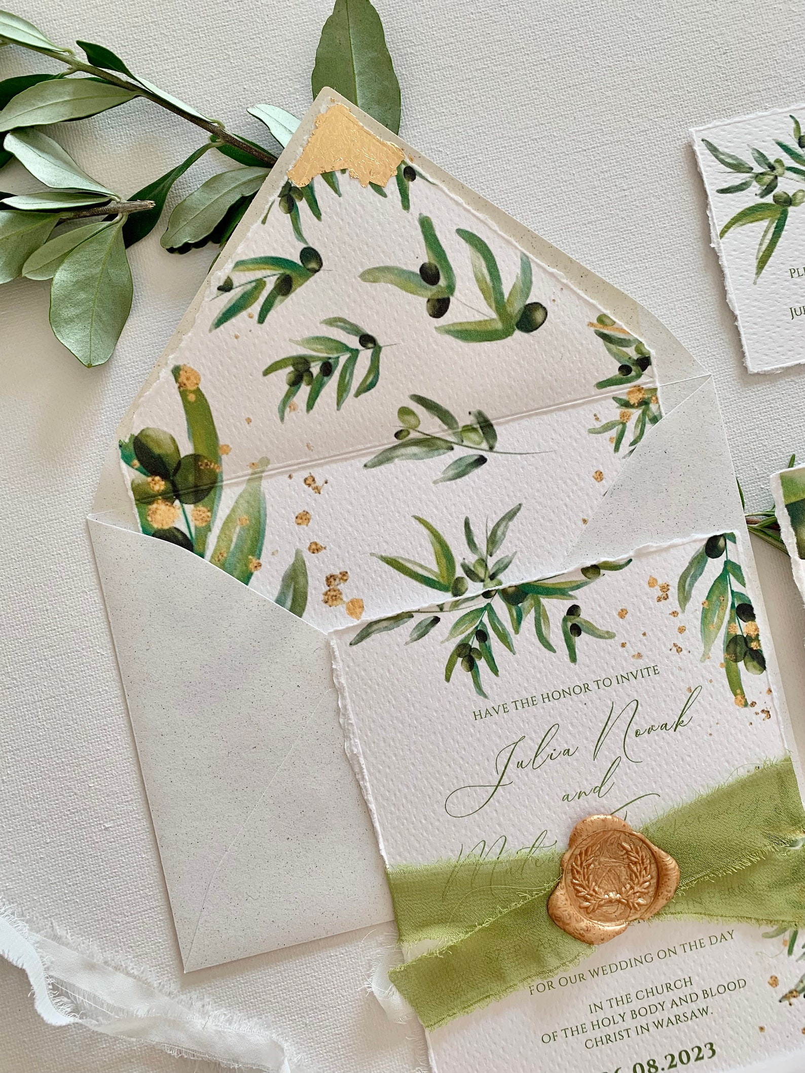 Olive Tree Wedding Invitation Template, Tuscany Wedding Olive Wedding ...