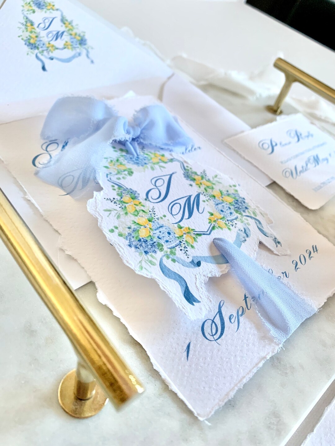 Private Offer Shannon 100, Wedding Crest Invitation, Watercolor Seaside ...