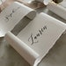 Scroll Name Place Cards | Name Scroll | Wedding Name Cards | Deckled ...