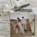 Vellum Layered Wedding Invitation and Save the Date With Photo Clear ...