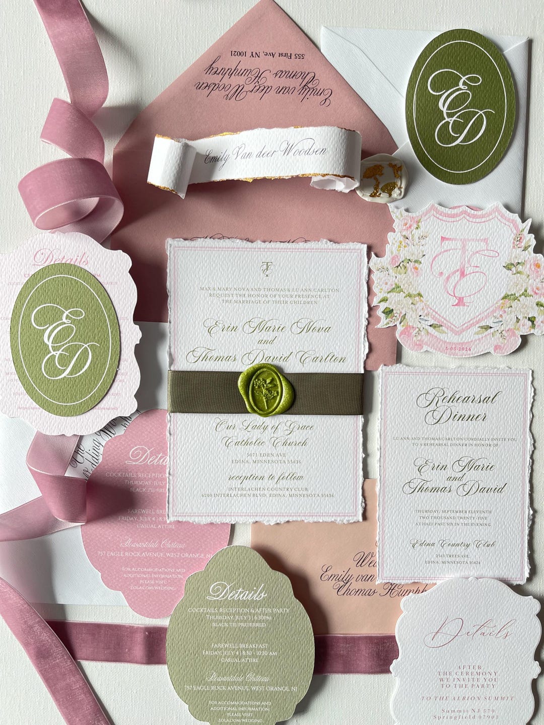 Green French Elegant Chateau, Romantic Wedding in France, Handmade ...