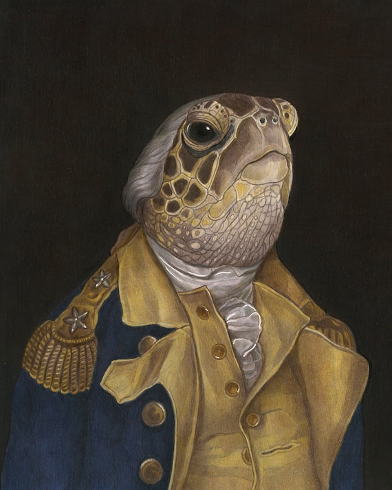General Nathanael Greene Sea Turtle - Etsy