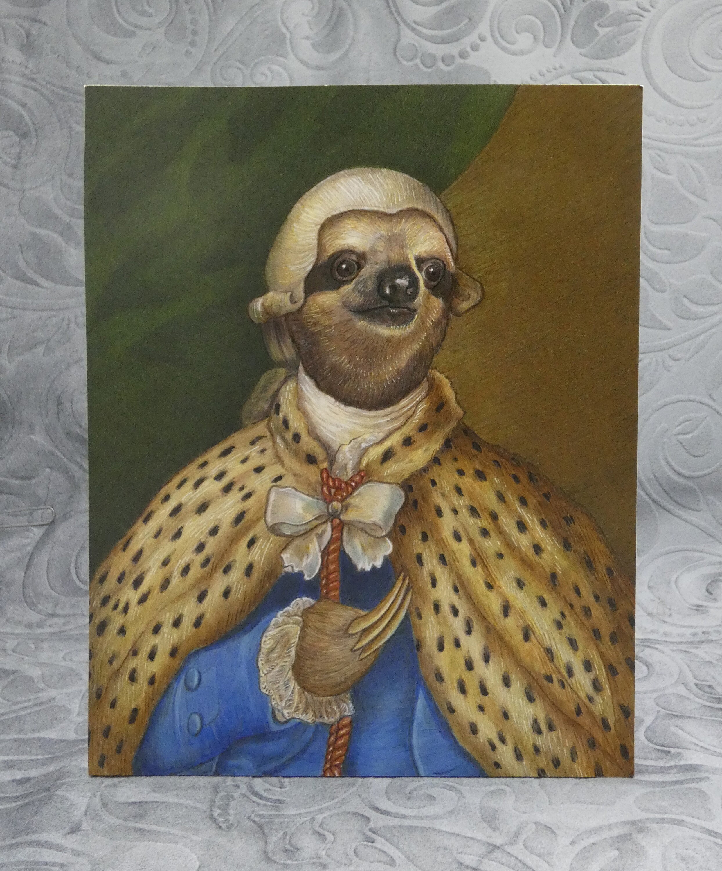 King George the III Toed Sloth - Etsy