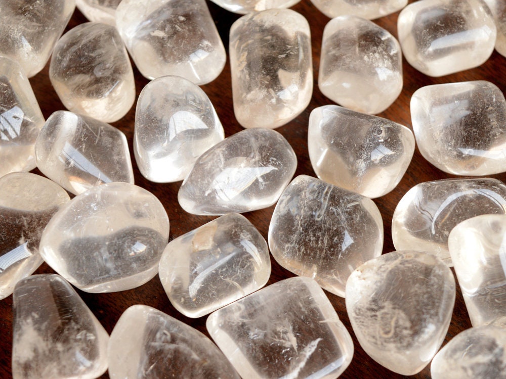 Piedra de vaso de cuarzo transparente / Cristal de cuarzo / | Etsy