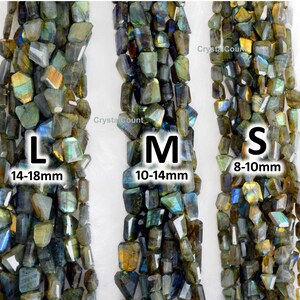 12inch Natural Labradorite Tumbled Size Small/medium/large 8 to 18mm ...