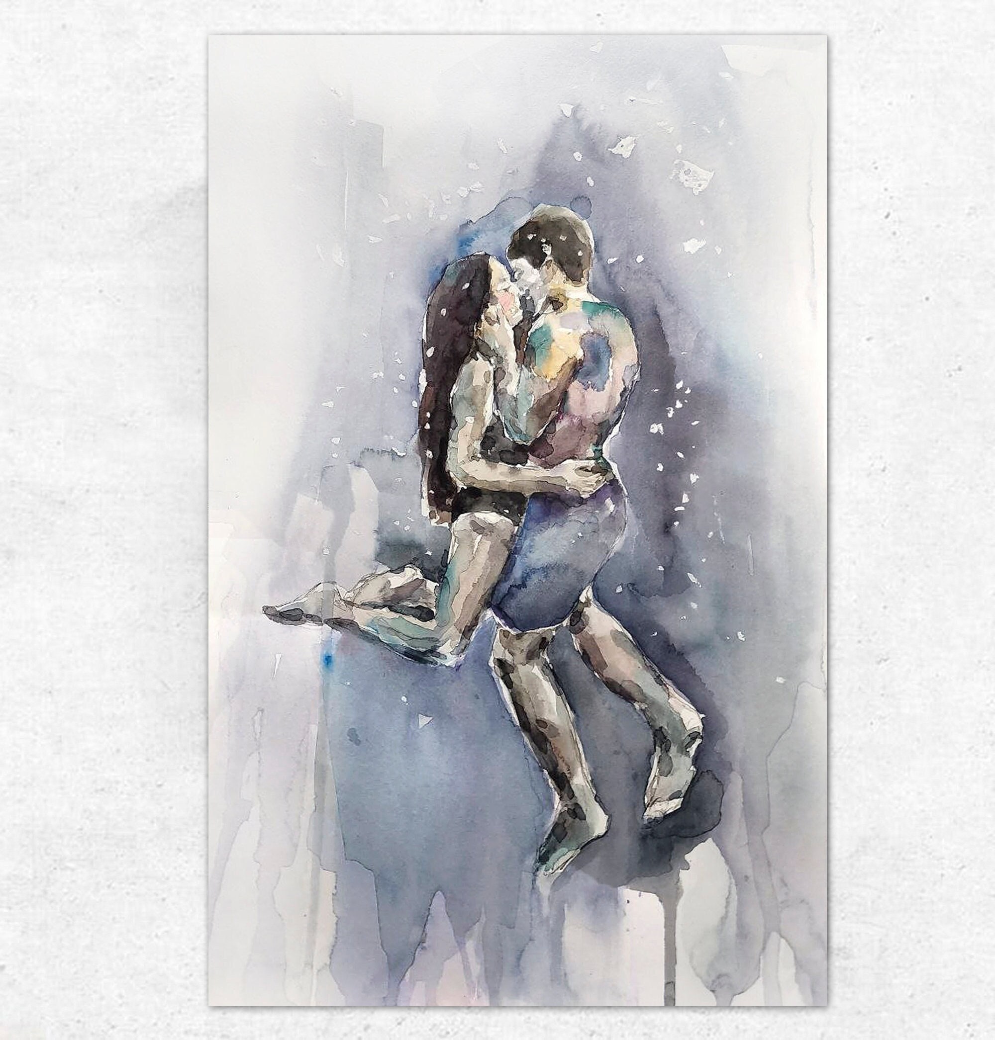 Drawing Of People Cuddling