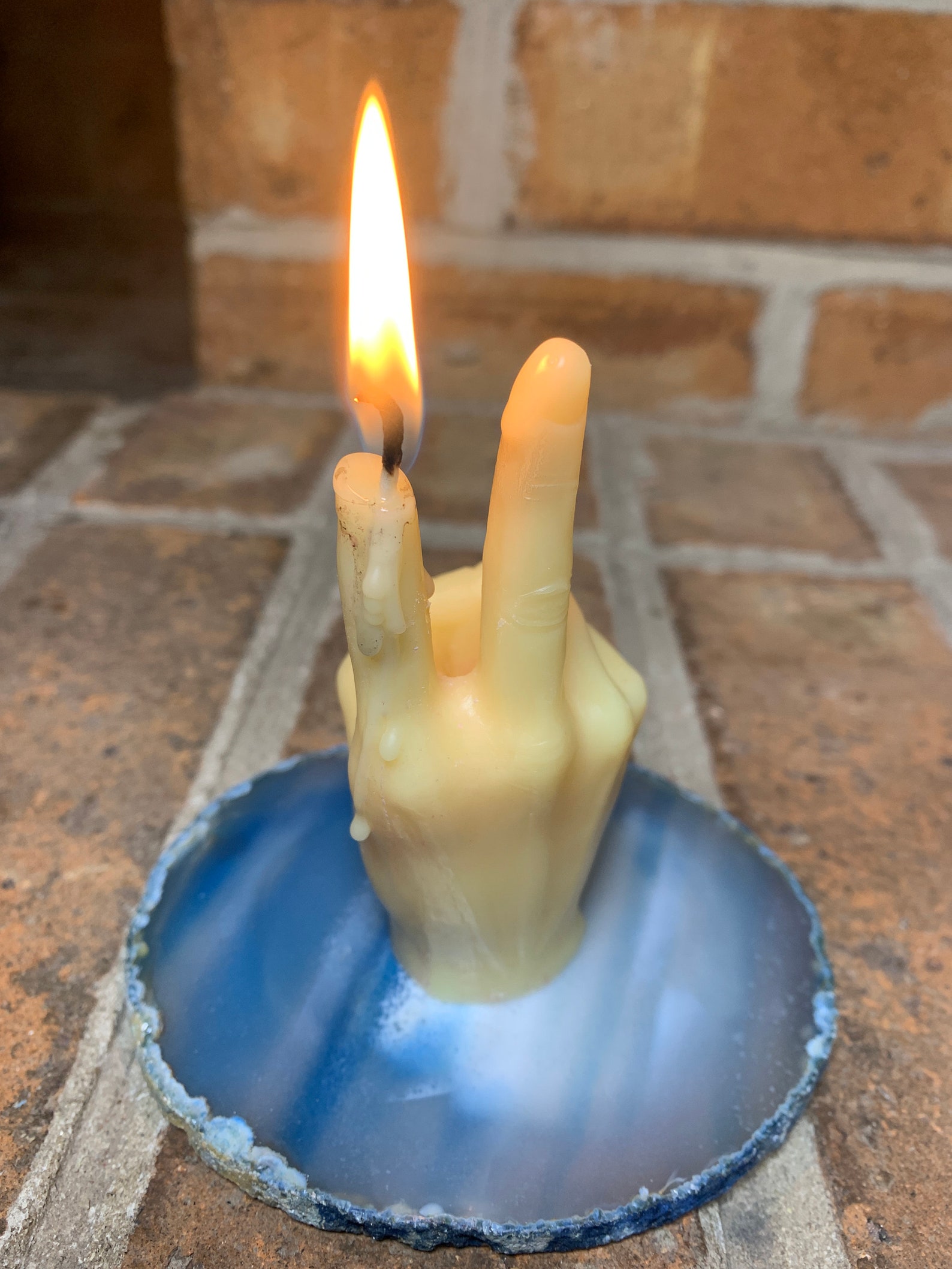 Peace Sign Candle | Etsy