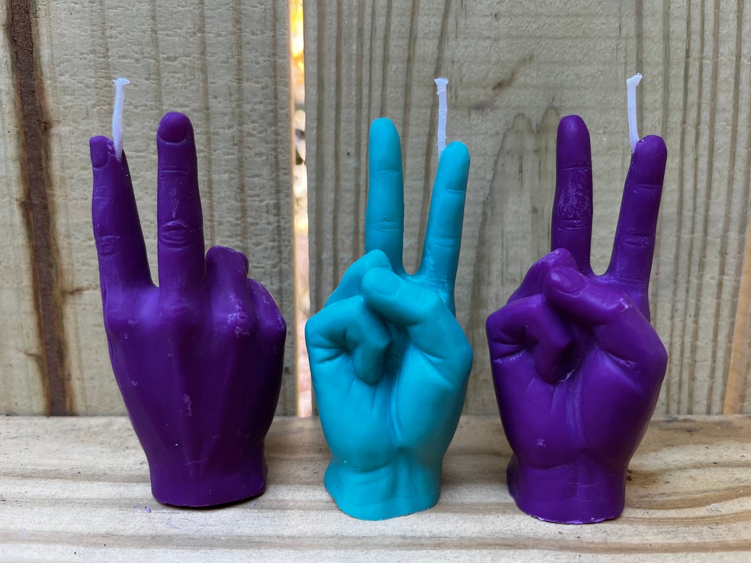 Peace Sign Candle! - Etsy