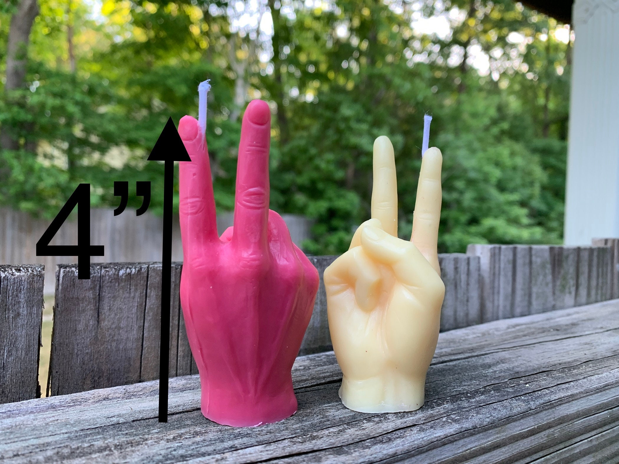 Peace Sign Candle | Etsy